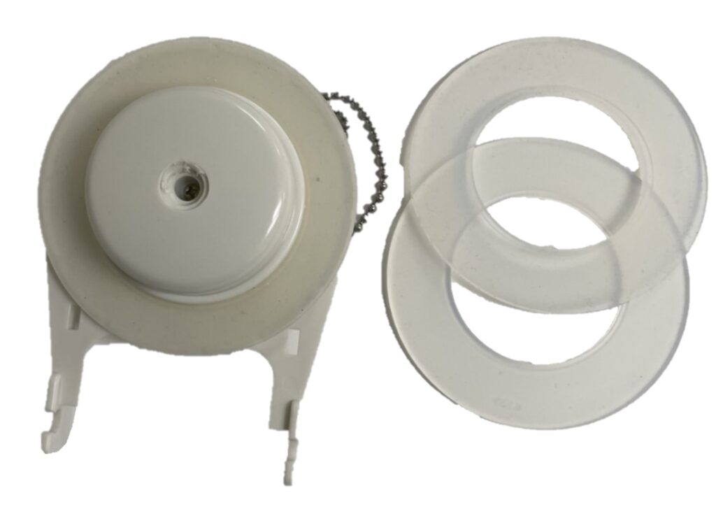 Universal 3.5-Inch Toilet Flapper Valve – Includes Two Replaceable ...