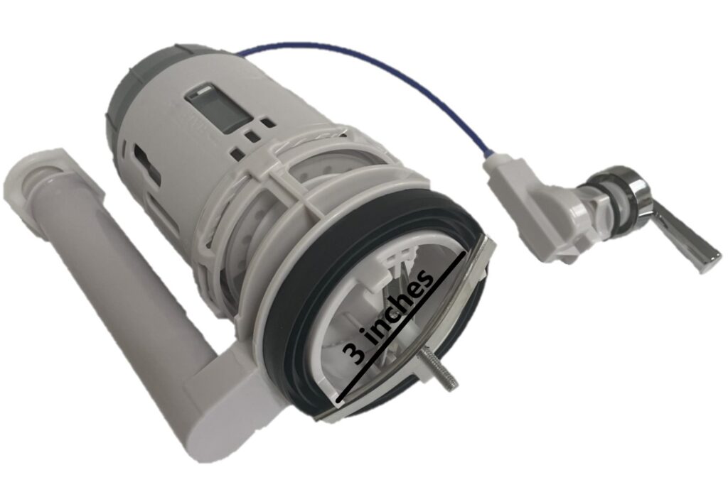 3-inch Flush Valve, With Cable-controlled Handle For One Piece Toilets ...