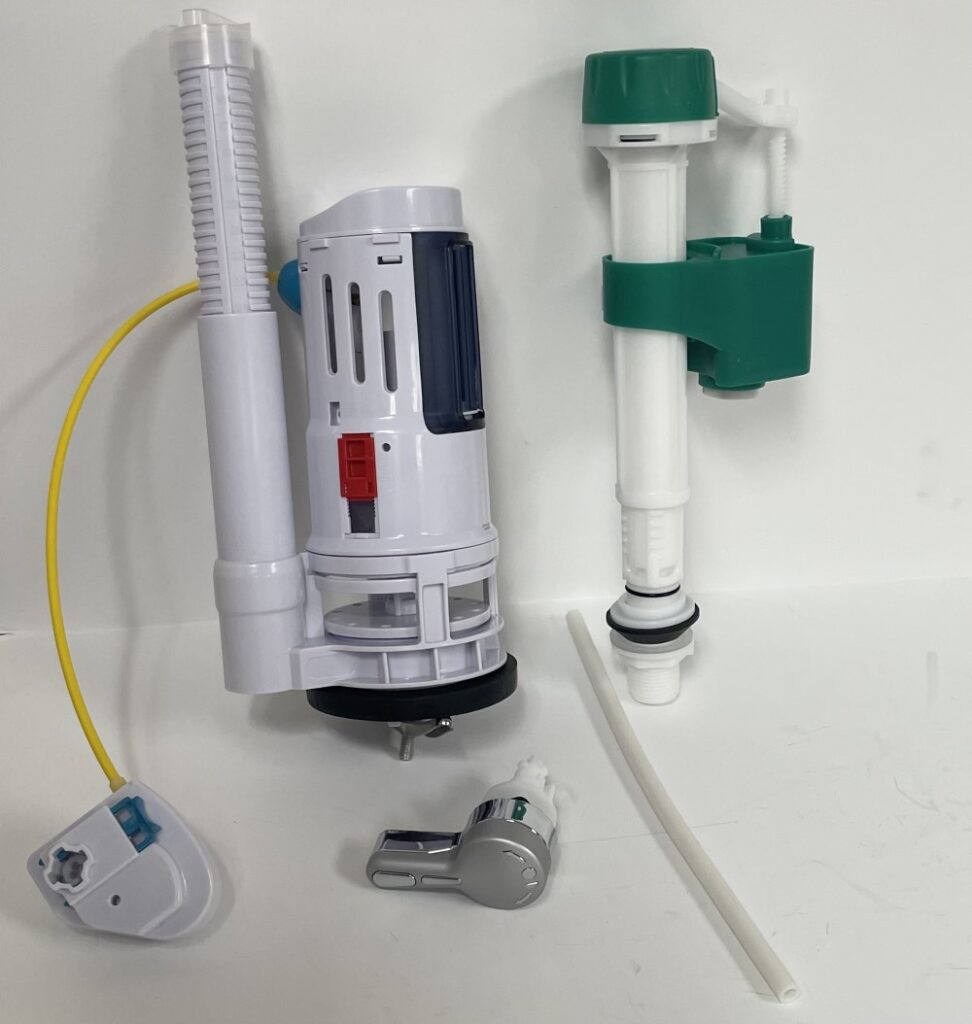 2.5-Inch One Piece Dual Flush And Adjustable Fill Valve - NuFlush