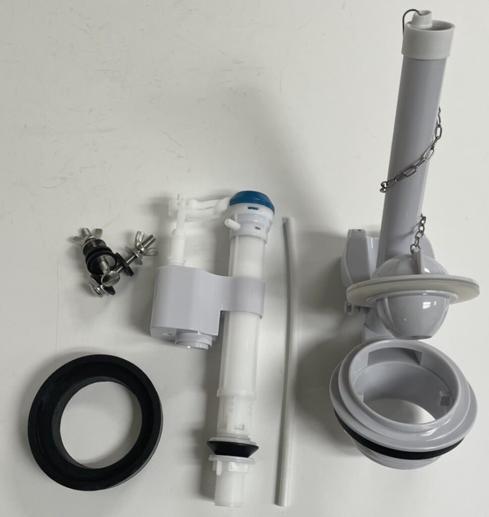 Adjustable Toilet Fill Valve With 3-inch Toilet Flush Valve With ...