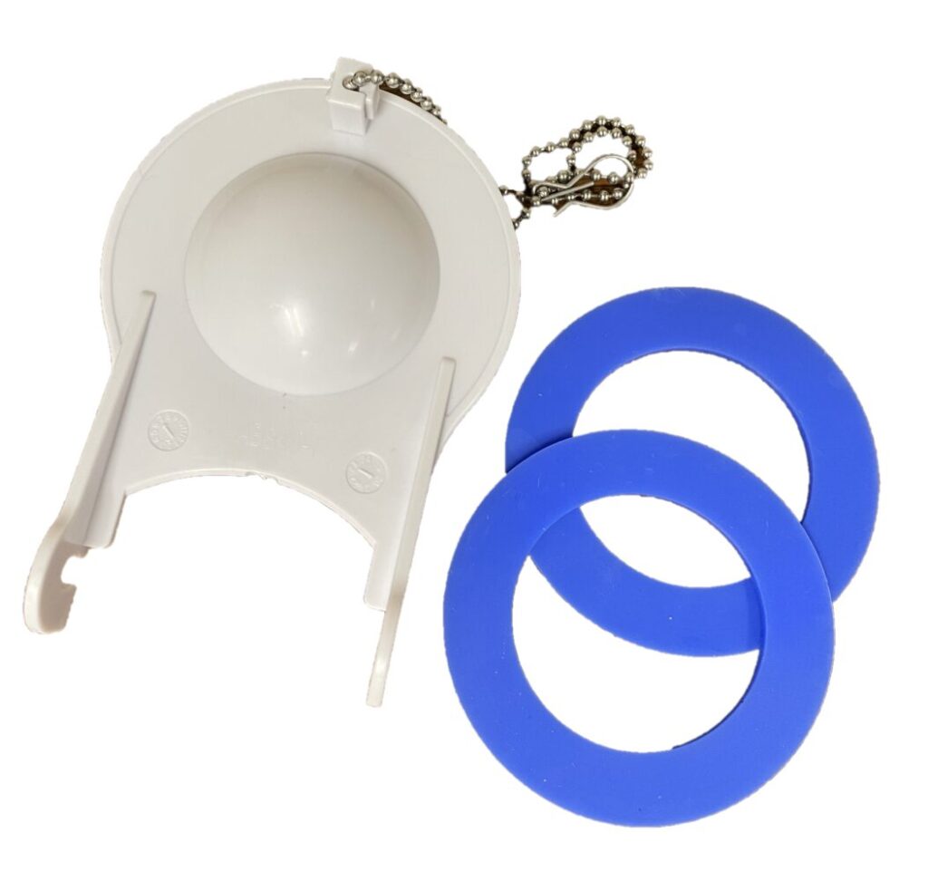 Jacuzzi HF04000 Toilet Flapper Replacement With 2 Extra Silicone Seals ...