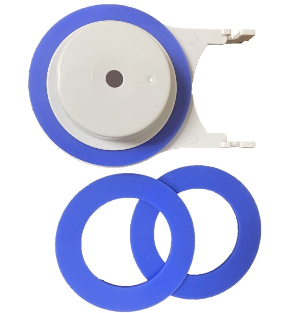 Jacuzzi HF04000 Toilet Flapper Replacement With 2 Extra Silicone Seals ...