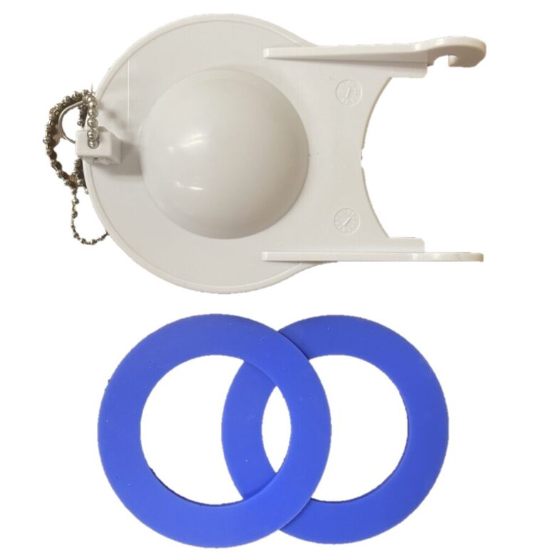 Jacuzzi HF04000 Toilet Flapper Replacement With 2 Extra Silicone Seals ...