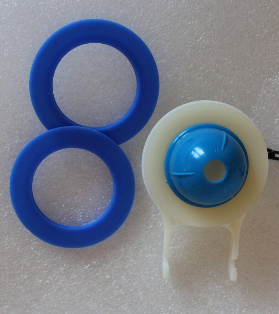 2-inch Hard Plastic Flapper With Two Extra Seals - NuFlush