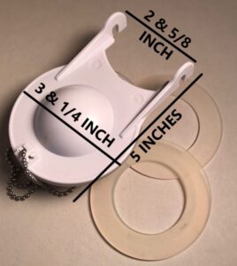 Jacuzzi HF04000 Flapper With 2 Extra Seals - NuFlush