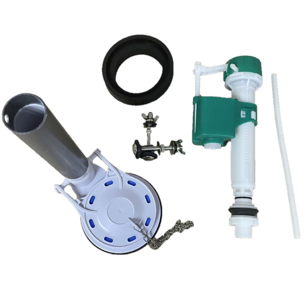 Fill Valve And 3.15-inch Flush Valve With Overflow Extension Tube - NuFlush