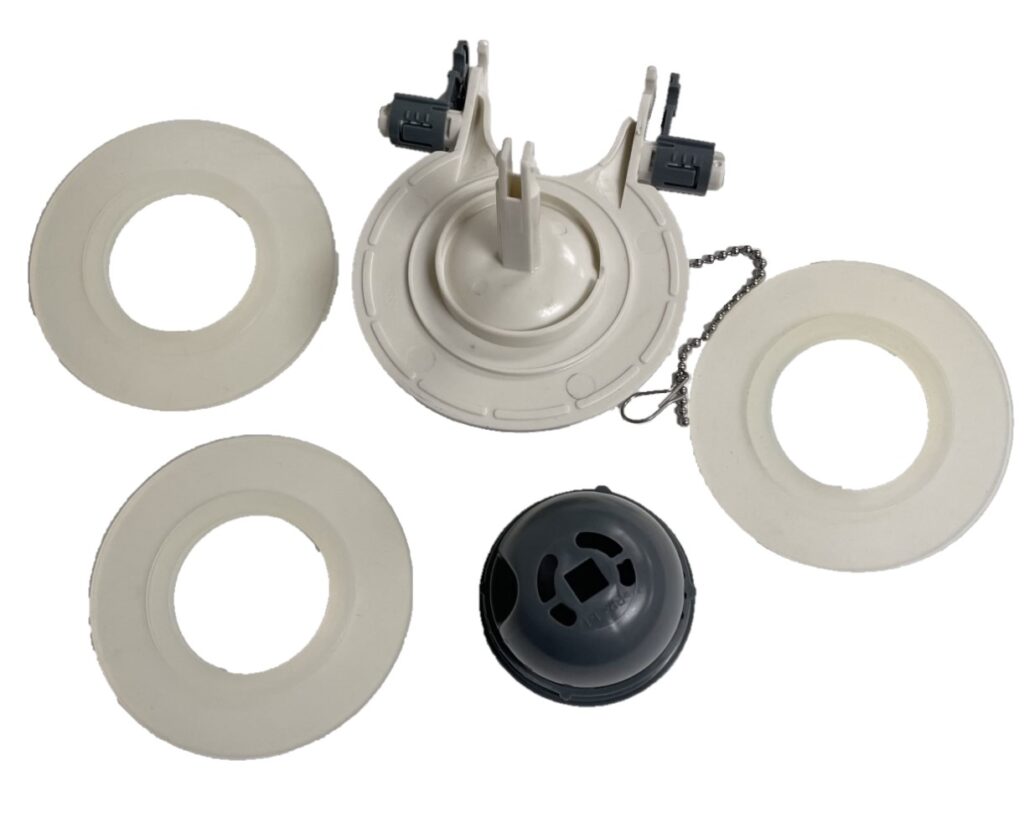 3 Inch Flapper With Adjustable Wings And Optional Extra Seals - NuFlush